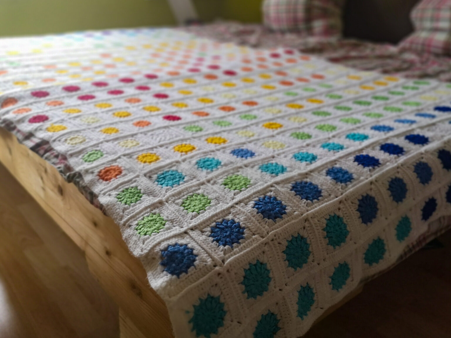 Eine Temperaturdecke häkeln - Knotenzeug